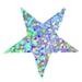 Glitter Stars, Glitter Stickers, Vinyl Star Stickers, Glitter Decals ...
