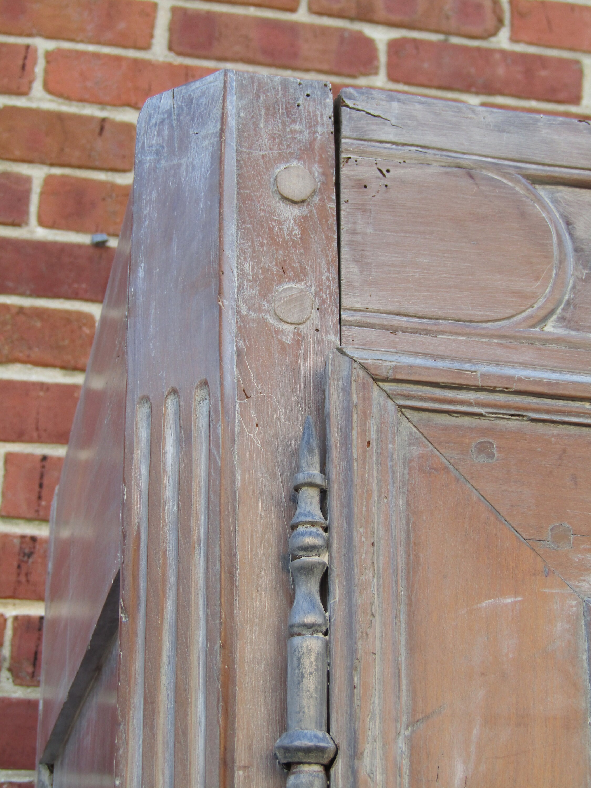 18th Century French Limed Cherry Armoire Shelves Rail Both - Etsy