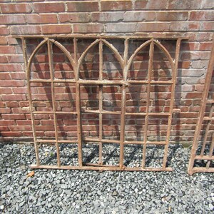 English Cast Iron Gothic Prison Cell Windows 1800s Garden Art Mirror - Etsy
