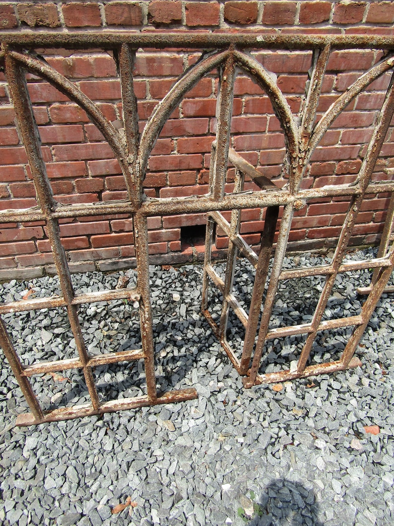 English Cast Iron Gothic Prison Cell Windows 1800s Garden Art - Etsy