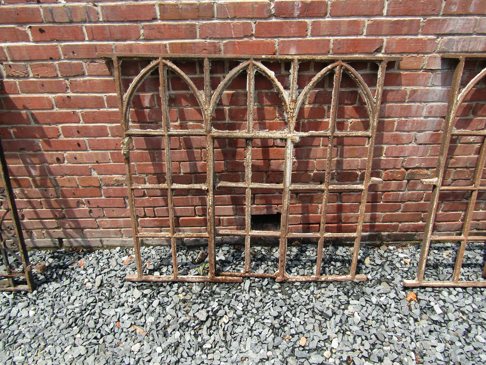 English Cast Iron Gothic Prison Cell Windows 1800s Garden Art Mirror - Etsy