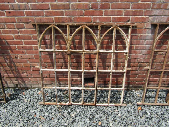 English Cast Iron Gothic Prison Cell Windows 1800s Garden Art - Etsy