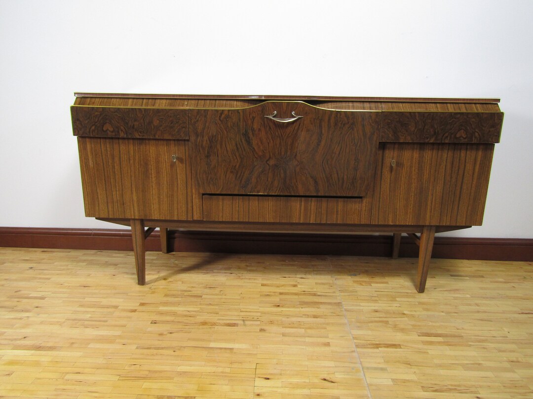 Retro Vintage 1960's Formica Cocktail Cabinet/sideboard - Etsy