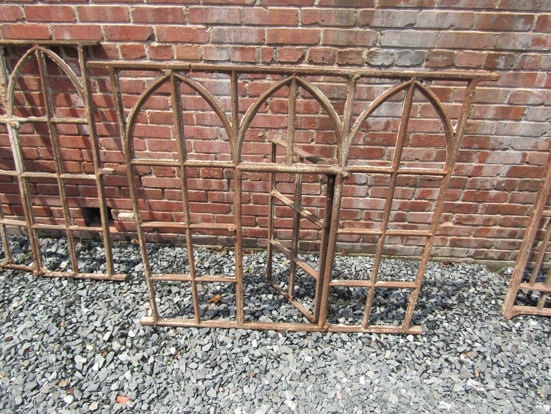 English Cast Iron Gothic Prison Cell Windows 1800s Garden Art - Etsy