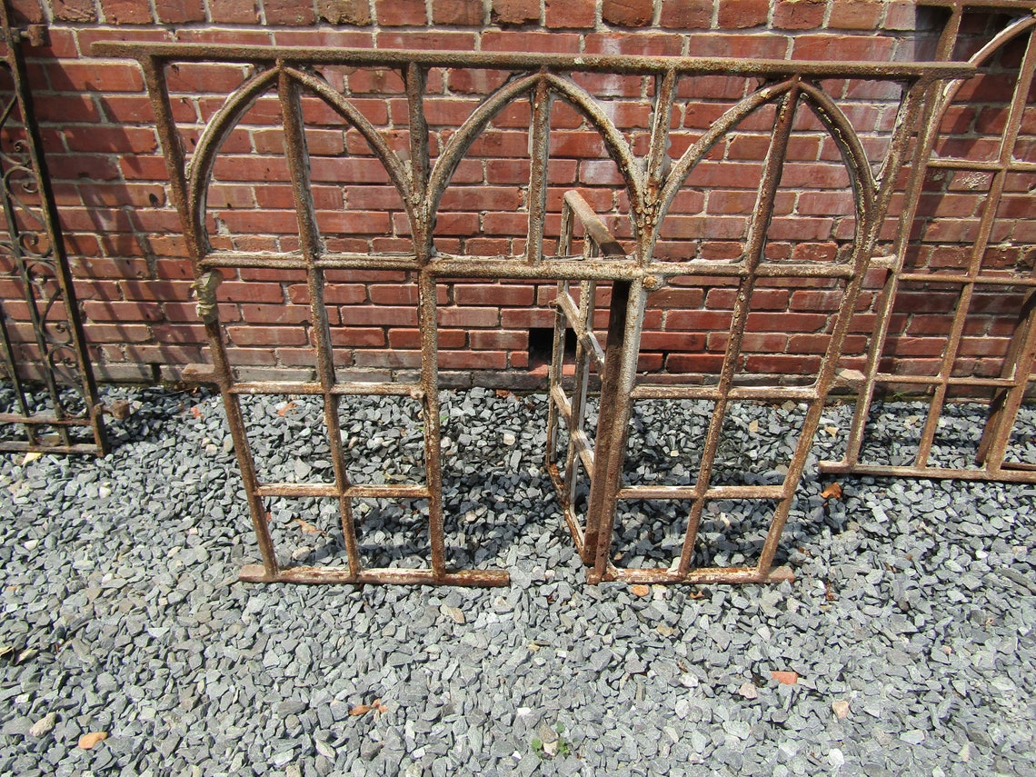 English Cast Iron Gothic Prison Cell Windows 1800s Garden Art - Etsy