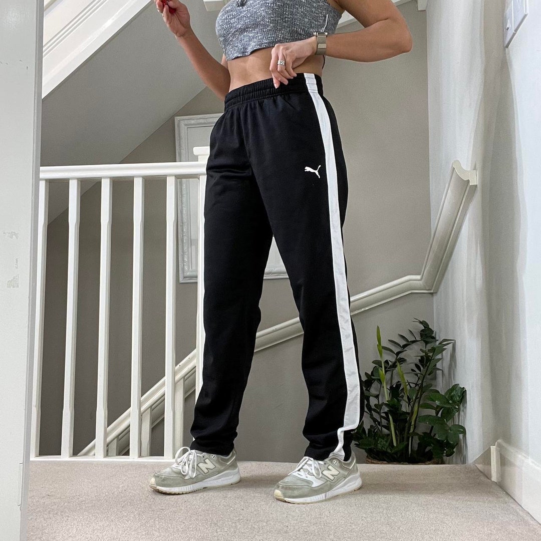 Puma Straight Leg Softshell Tracksuit Bottom Size M Unisex Rare Vintage ...