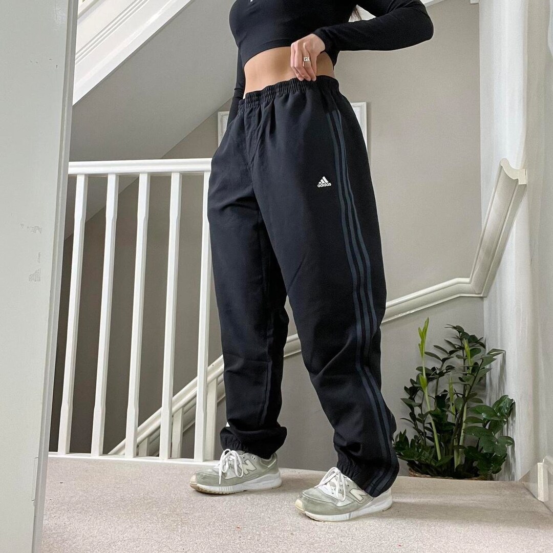 Adidas Trackies Tracksuit Bottom Track-pants Size L Unisex Rare Vintage ...