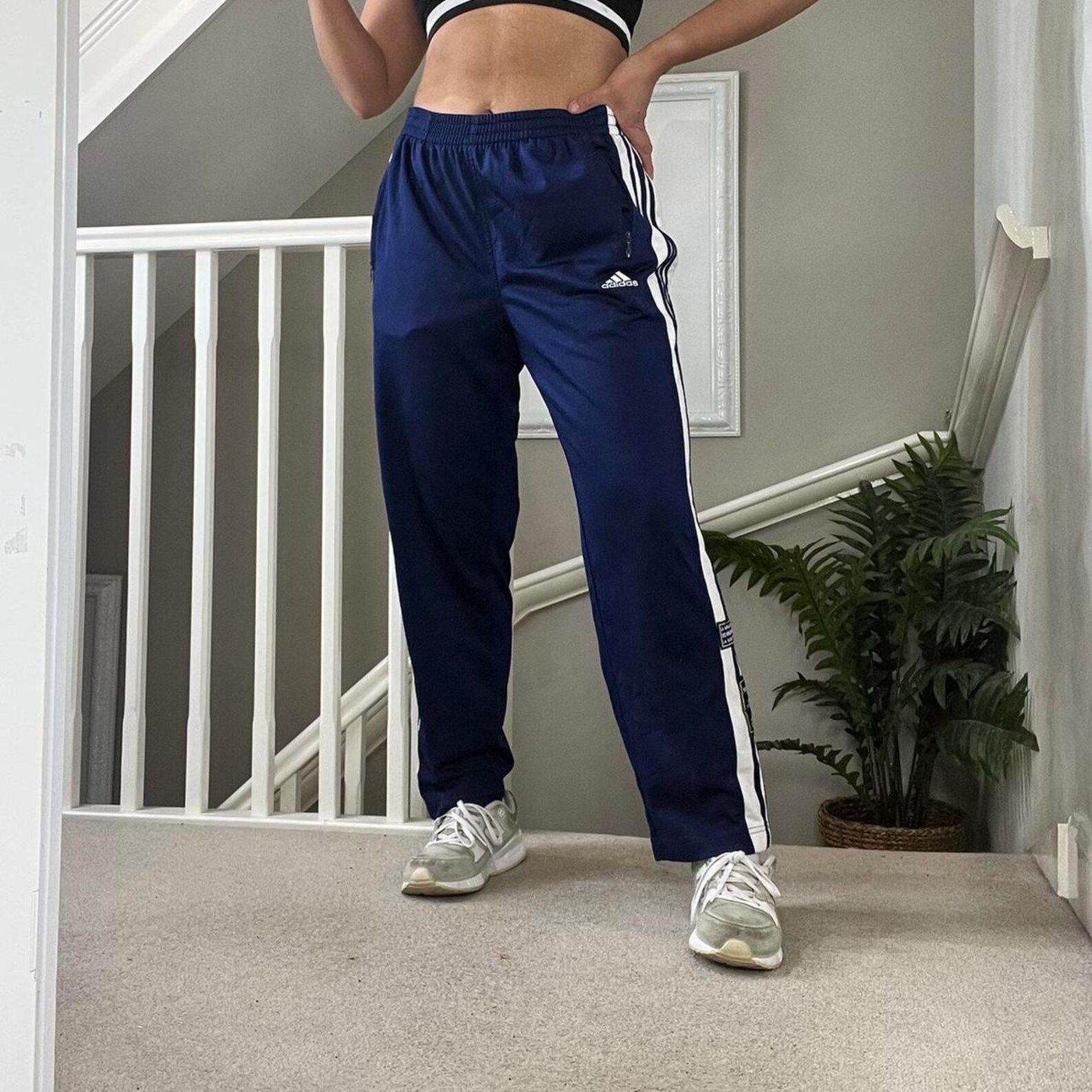 00s Adidas Originals Side Popper Adicolour Loose Fit Softshell Track ...