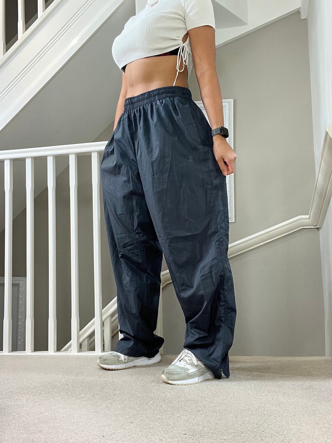 Starter Oversized Fit Mesh Lined Track Pants Size L Unisex - Etsy
