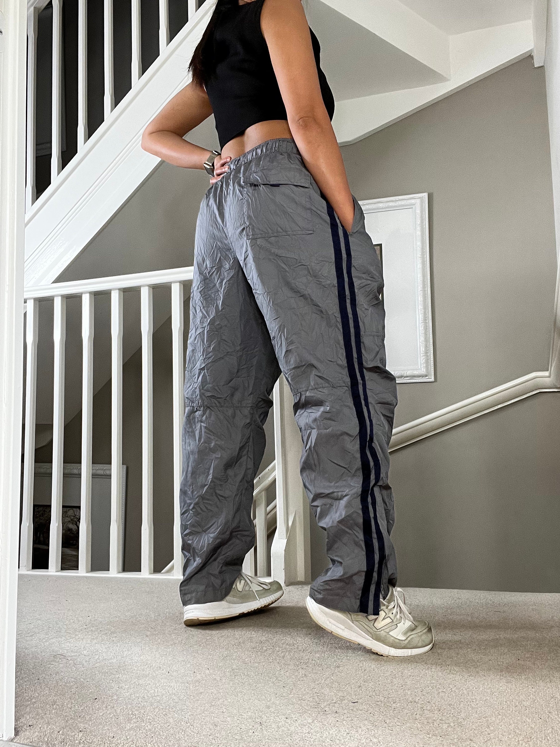 Vintage Starter Baggy Fit Straight Leg Windbreaker Track Pants - Etsy