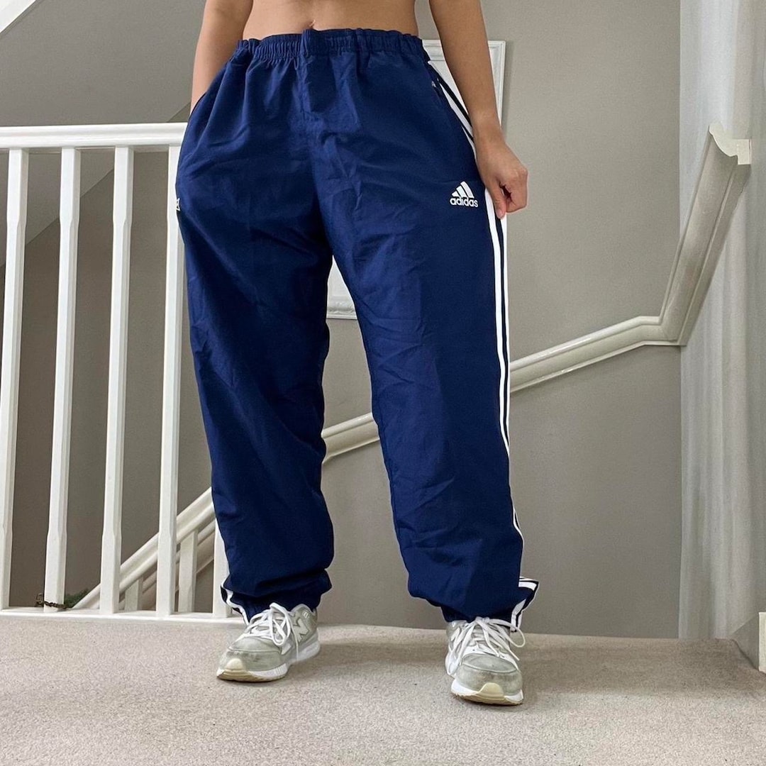 Adidas Baggy Fit Cotton Lined Tracksuit Bottom Size 2XL Unisex - Etsy