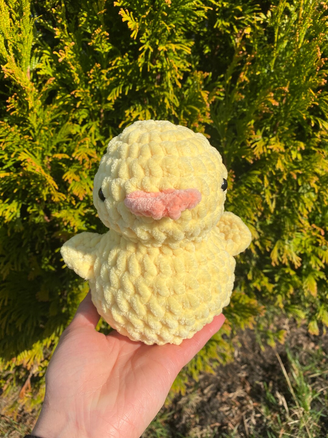 Handmade Crochet Baby Duck Duckling Stuffed Animal Stuffy - Etsy