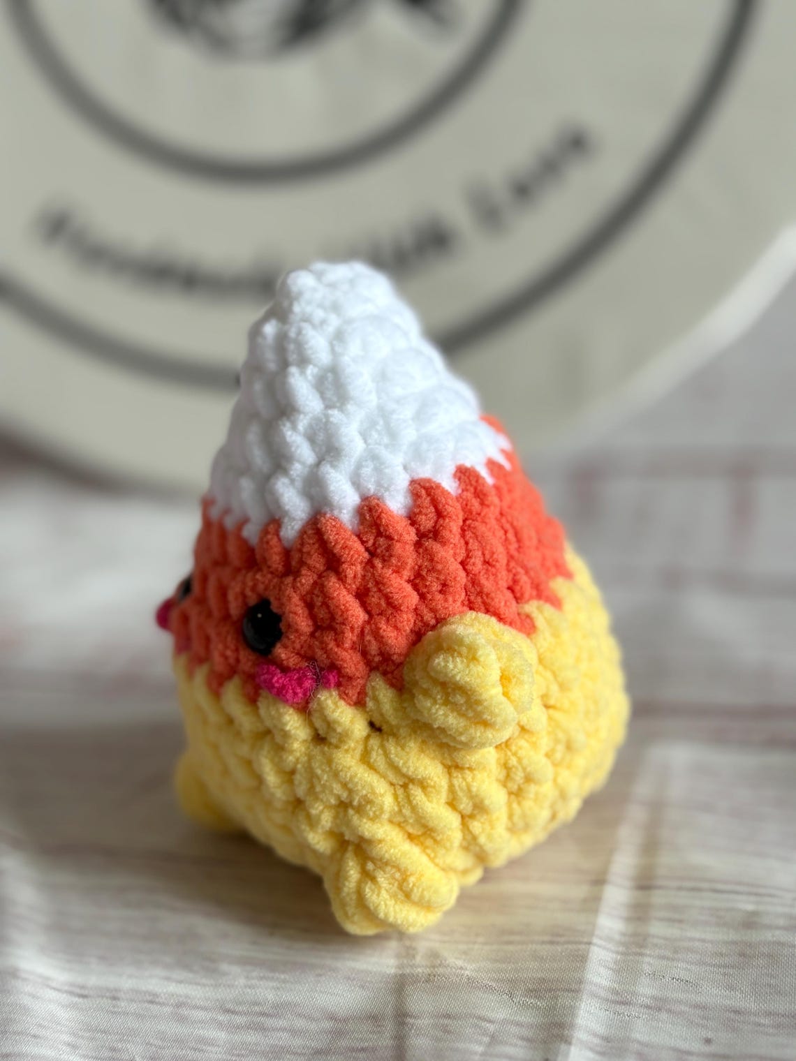 Handmade Crochet Stuffy Amigurumi Halloween Candy Corn Buddy - Etsy