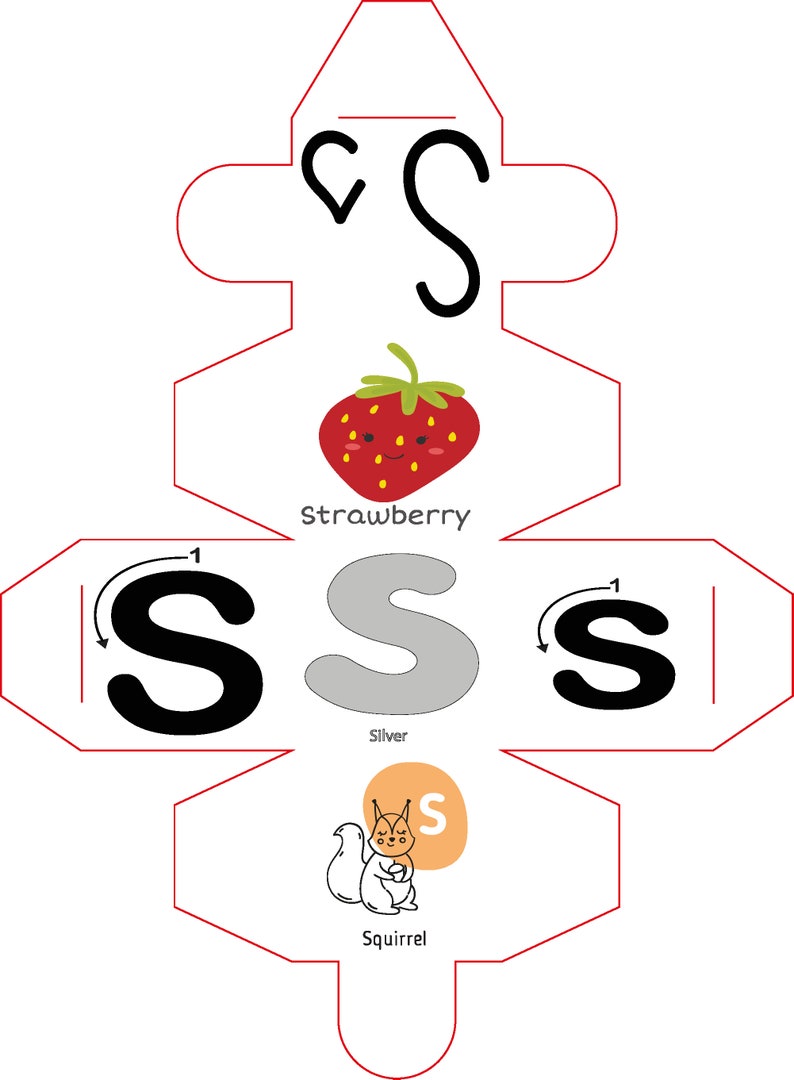 Alphabet Letter Blocks / SVG Cubes / PDF Printable Toy Cubes ...