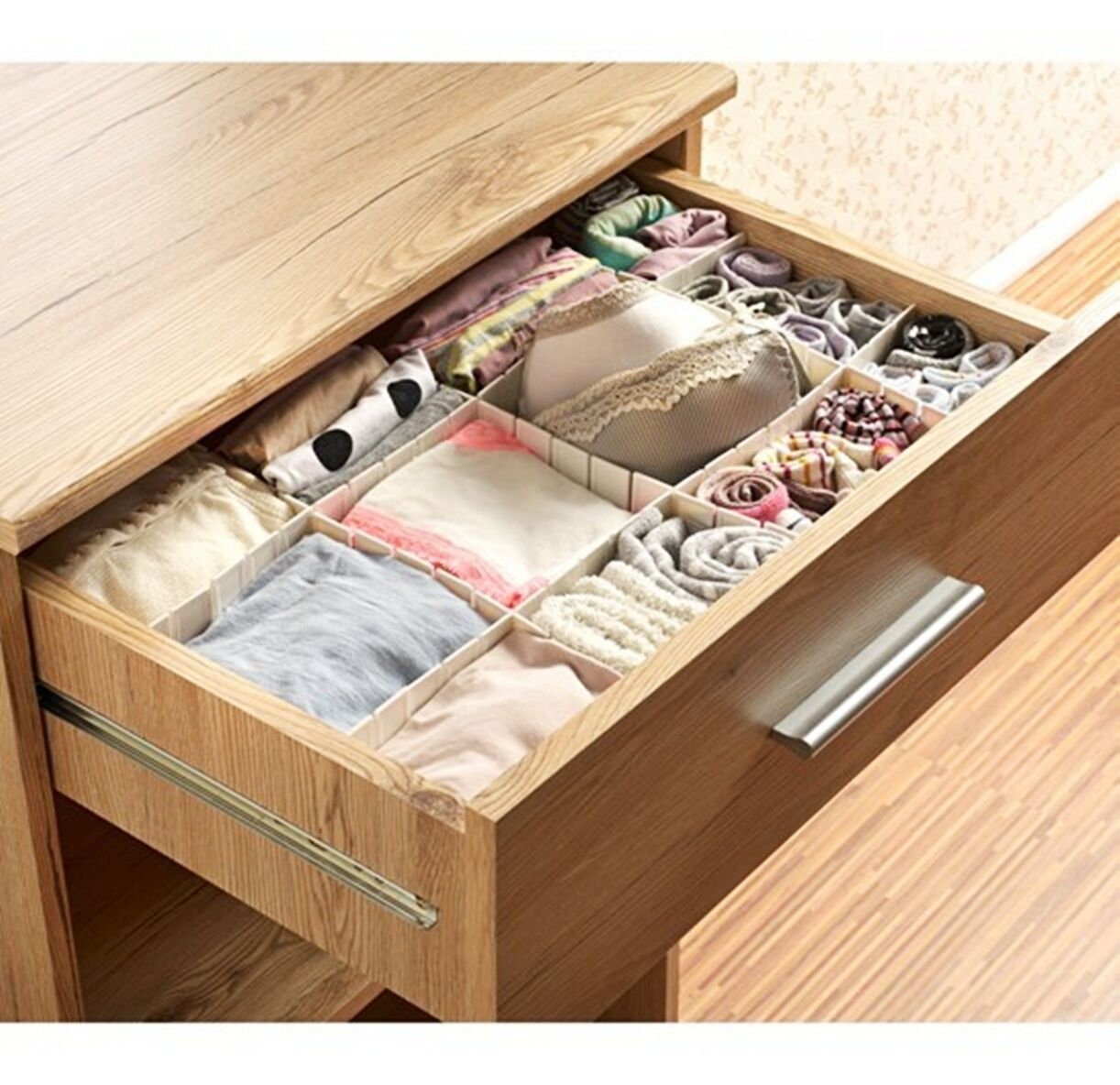 DIY Drawer Organiser, DIY Drawer Divider, ECO Wood Chipboard Cardboard ...