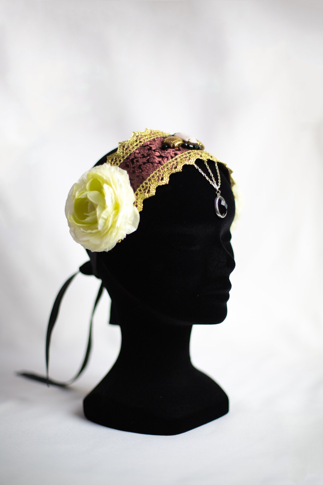 Ats/tribal Fusion/gypsy Headdress Ats/tribal Fusion/gypsy Headband - Etsy