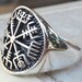 Vegvisir Rune Viking Compass Barbarian Gladiator Medieval Odin | Etsy