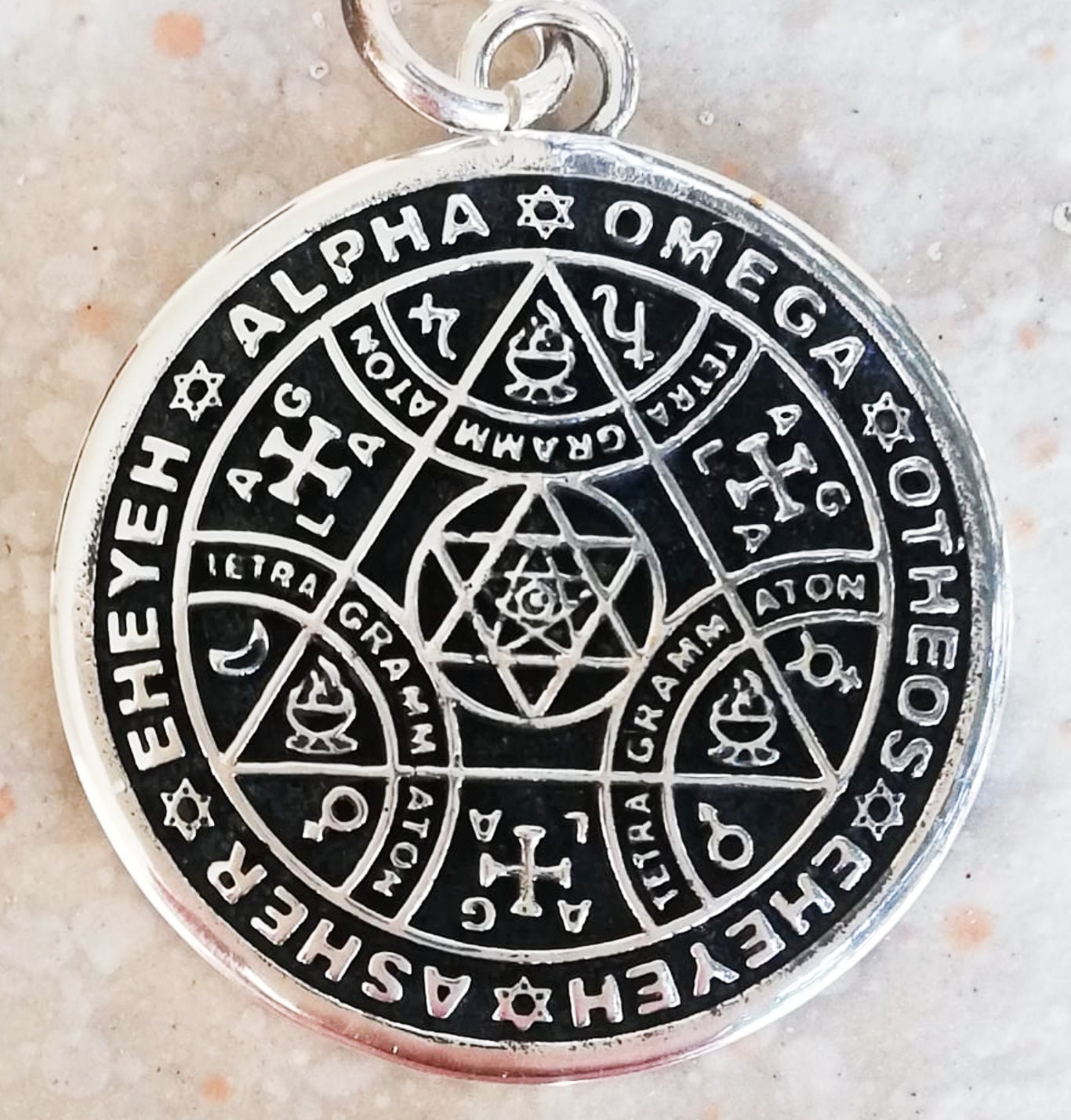 Enochian Sigil of Protection Solomon Kabbalah Amulet Talisman - Etsy