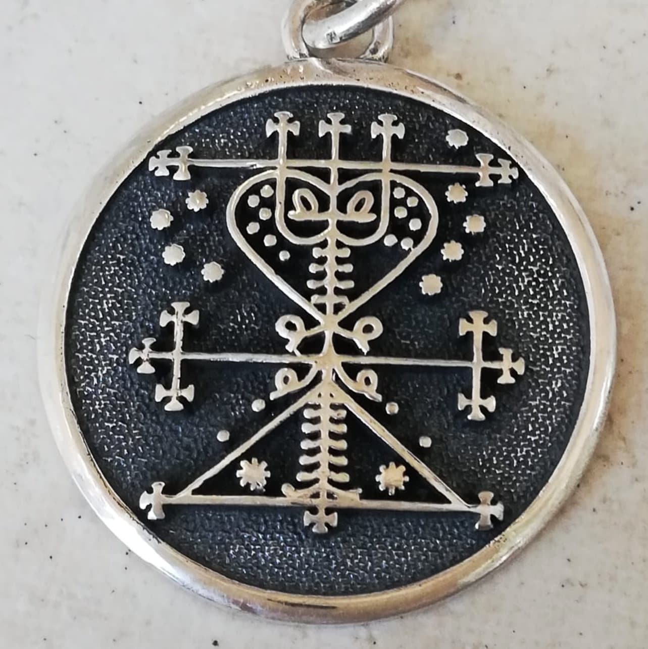 Solid Sterling Silver 925 Loa Lwa Veve Maman Brigitte Amulet | Etsy