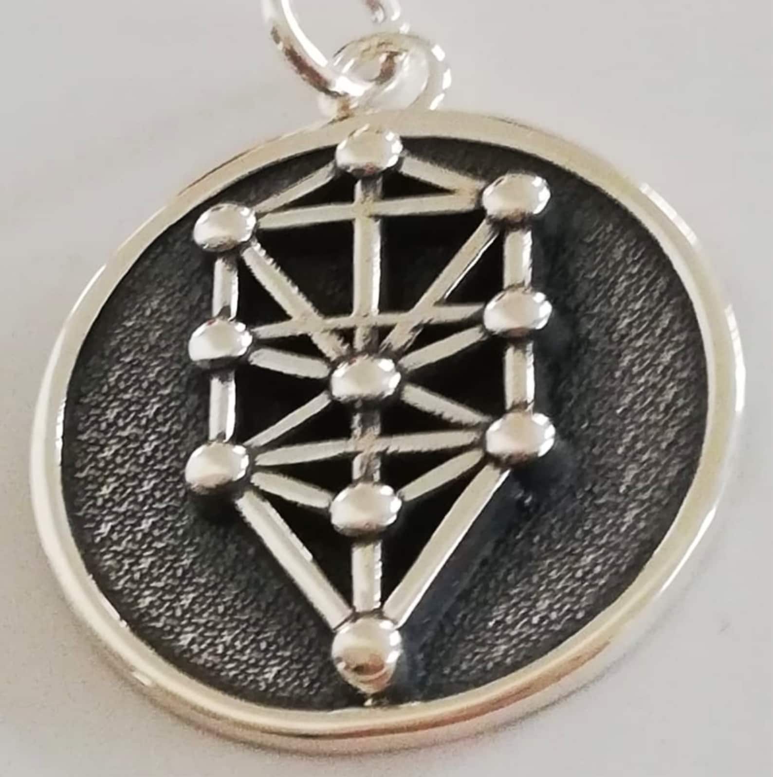 Sephiroth Kabbalah Tree of Life Handmade 3D Pendant Solid | Etsy