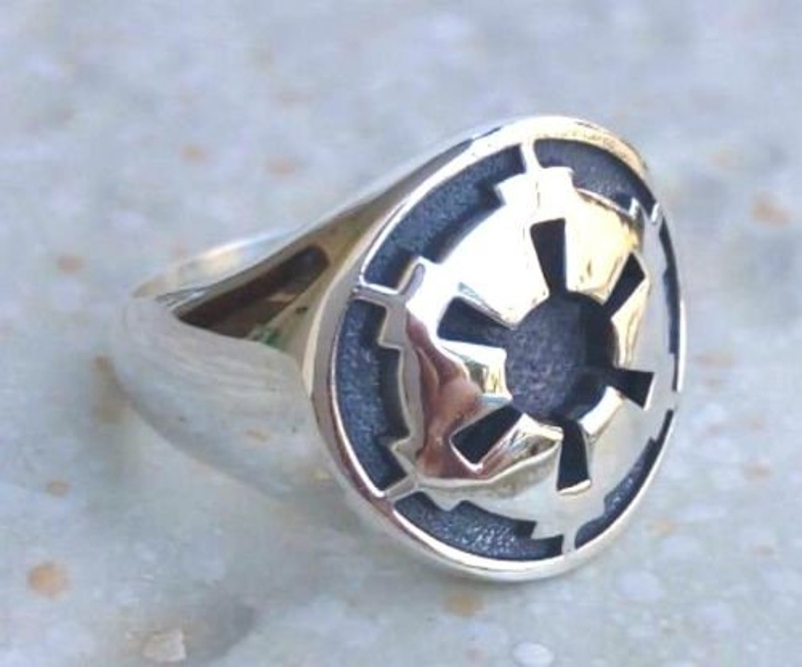 Star Wars Galactic Empire Imperial Crest Handmade 3D Ring - Etsy
