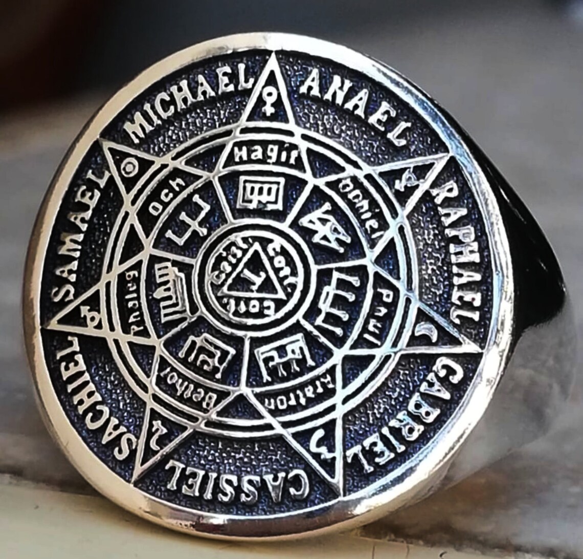 The Seal of the Seven Archangels Arbatel Spirits Seals of - Etsy