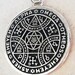 Enochian Sigil of Protection Solomon Kabbalah Amulet Talisman Handmade ...