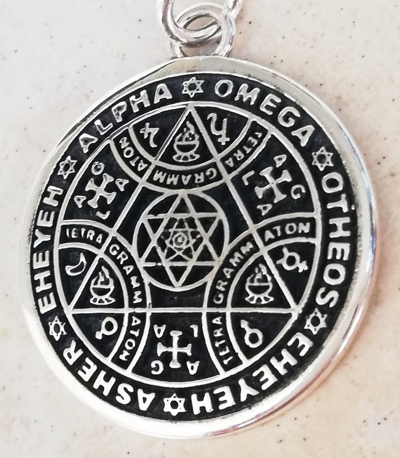 Enochian Sigil of Protection Solomon Kabbalah Amulet Talisman - Etsy