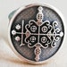 Papa Legba Veve the Guardian of the Crossroads Handmade 3D Ring Solid ...