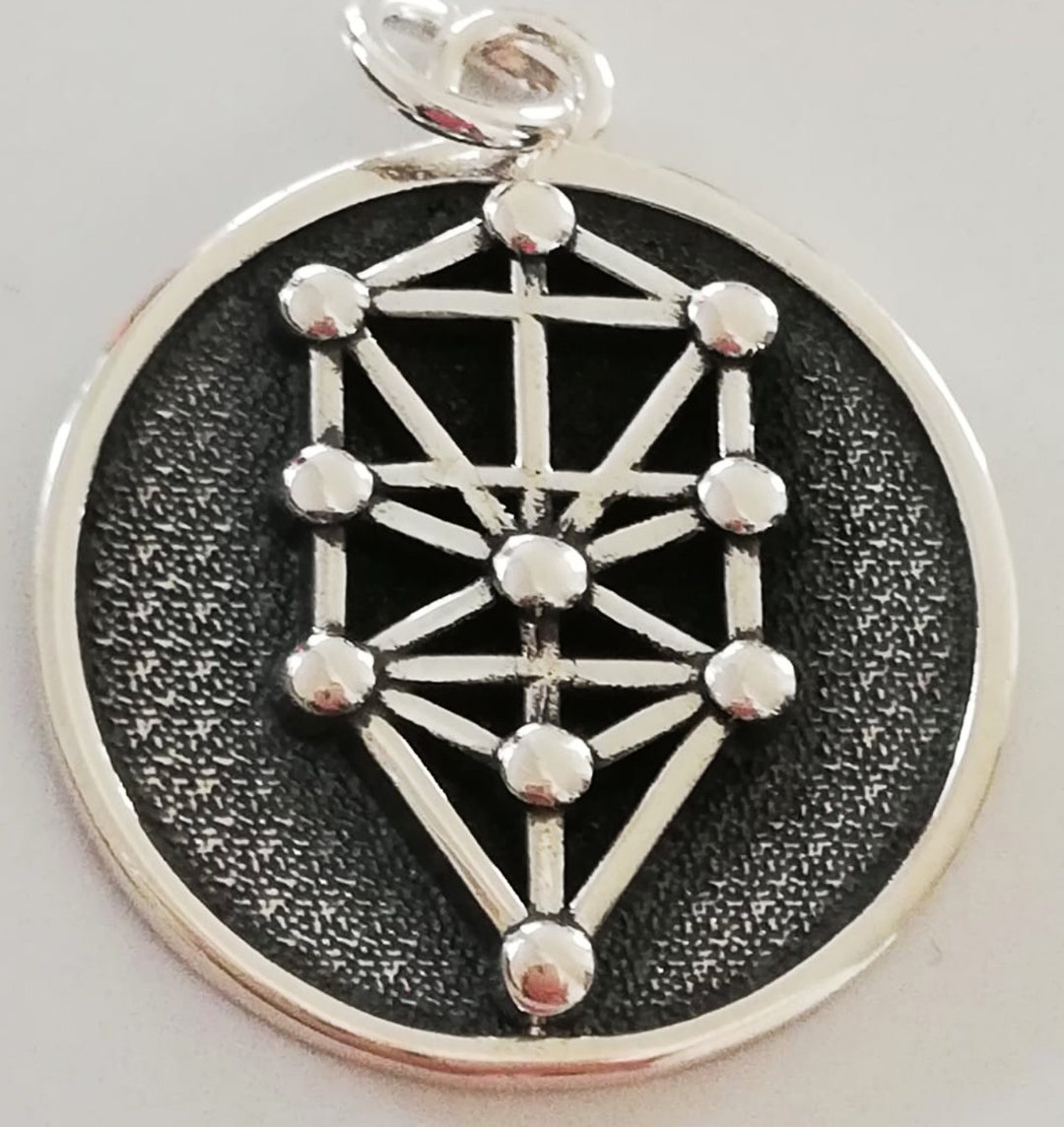 Sephiroth Kabbalah Tree of Life Handmade 3D Pendant Solid Sterling ...