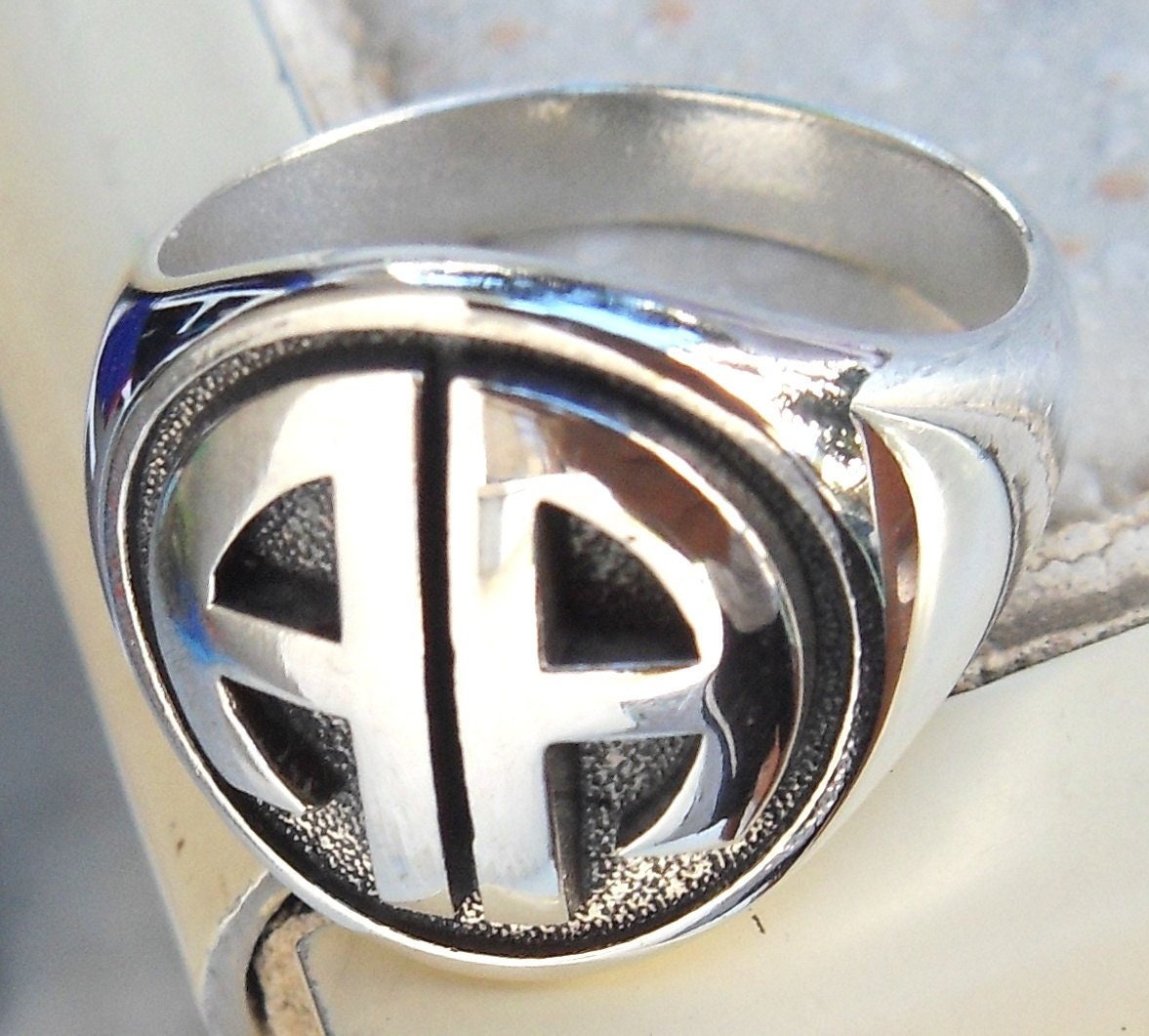 USA Army 82nd Airborne Division Handmade 3D Ring Solid Sterling Silver ...