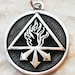 Red King Symbol Sulfur of the Philosophers Handmade 3D Pendant - Etsy