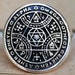 Enochian Sigil of Protection Solomon Kabbalah Amulet Talisman Handmade ...