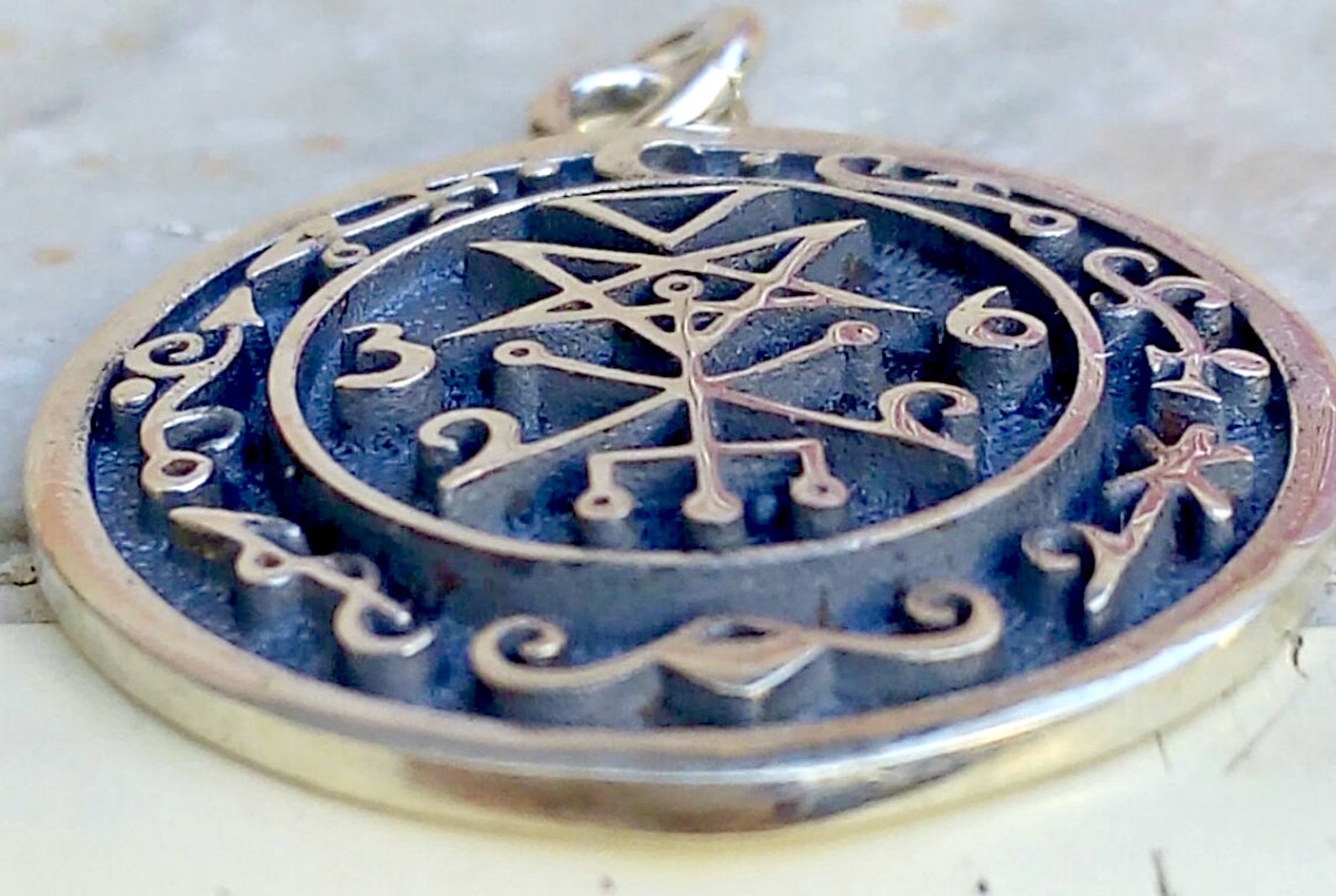 Seal of Lilith, Sigil of Lucifer, Seal Kabbalah Occult Amulet, Ritual ...