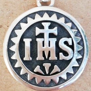 IHS Jesuit Society of Jesus the Holy Name of Jesus Handmade 3D Pendant ...