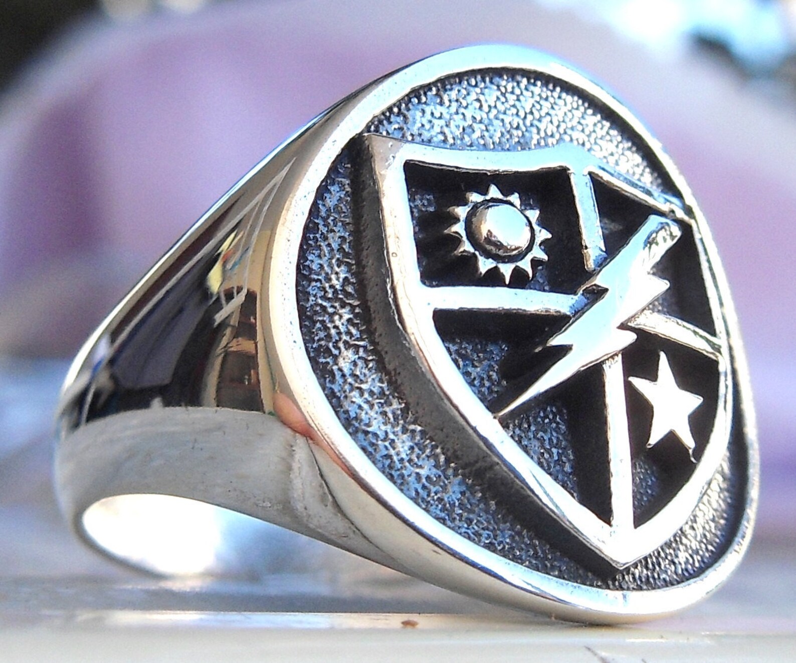 US Army 75th Ranger Regiment Handmade 3D Ring Solid Sterling - Etsy