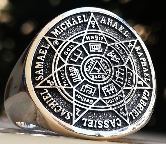 The Seal of the Seven Archangels Arbatel Spirits Seals of - Etsy