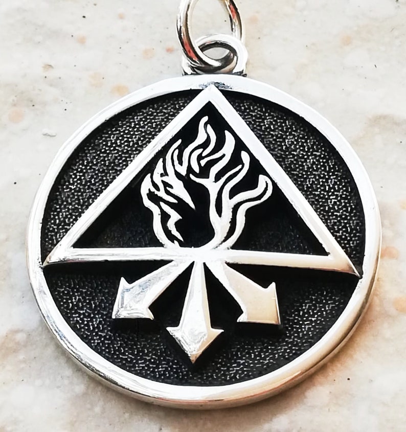 Red King Symbol Sulfur of the Philosophers Handmade 3D Pendant Solid ...