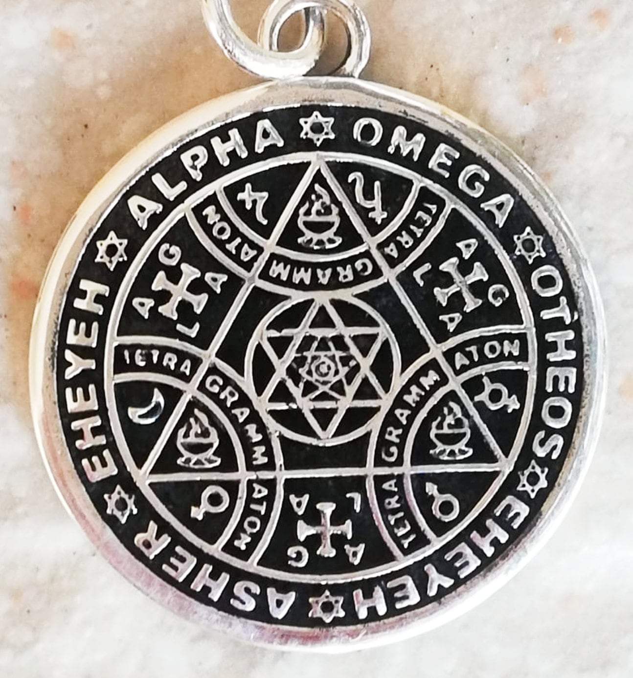 Enochian Sigil of Protection Solomon Kabbalah Amulet Talisman - Etsy