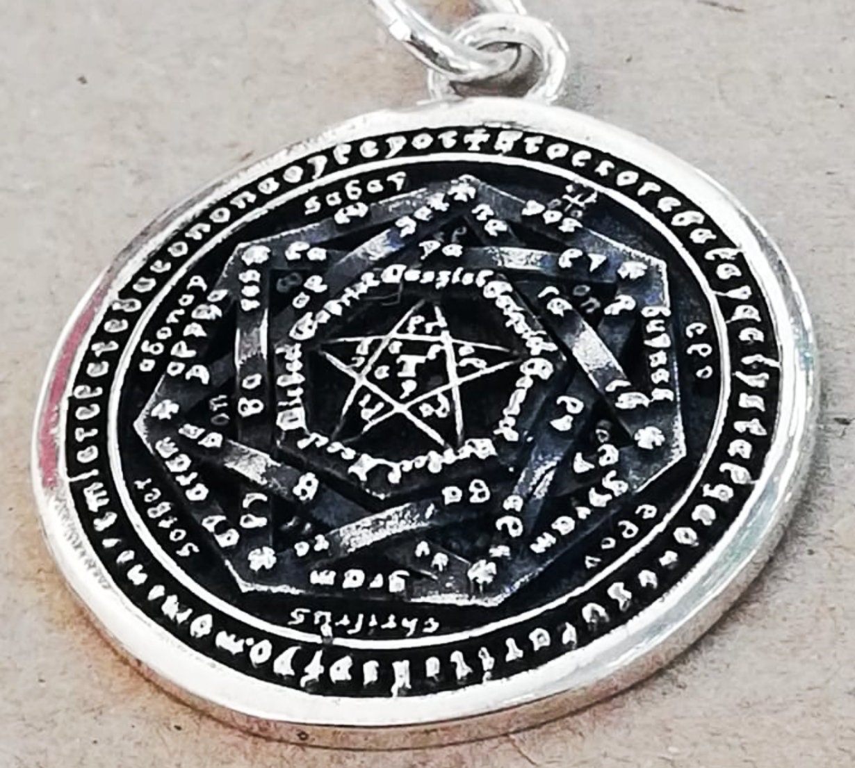 Sigillum Dei Ameth, John Dee Seal of God, Enochian John Dee Angel ...