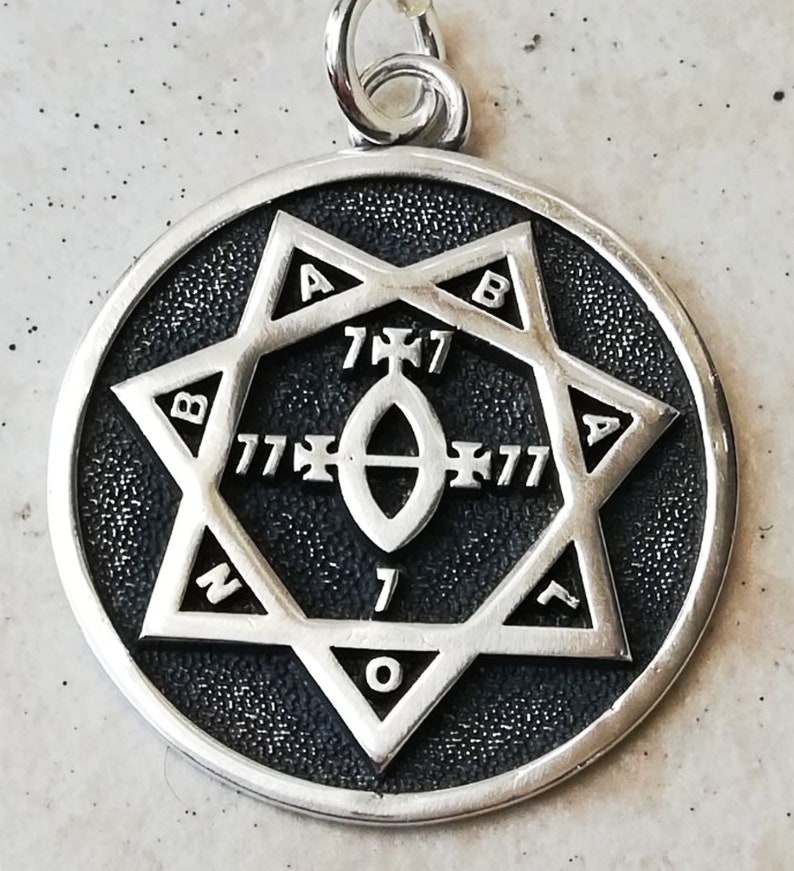 Seal of the Argentum Astrum Thelema Aleister Babalon Handmade 3D ...