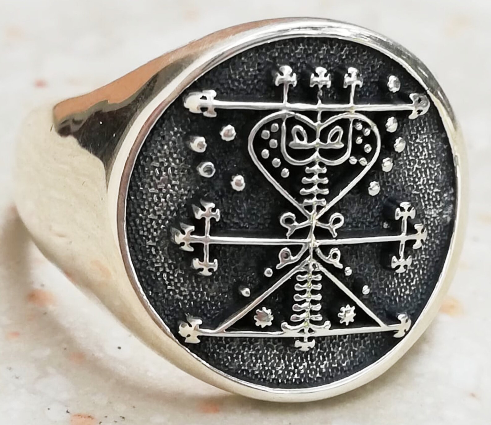 Loa Lwa Veve Maman Brigitte Amulet Voodoo Talisman Hoodoo - Etsy