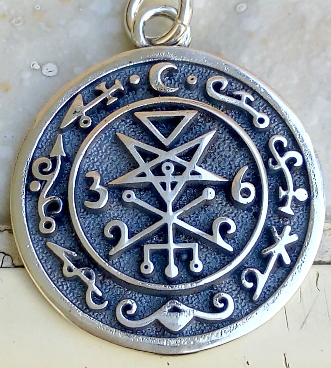 Seal Of Lilith Sigil Of Lucifer Seal kabbalah occult amulet | Etsy