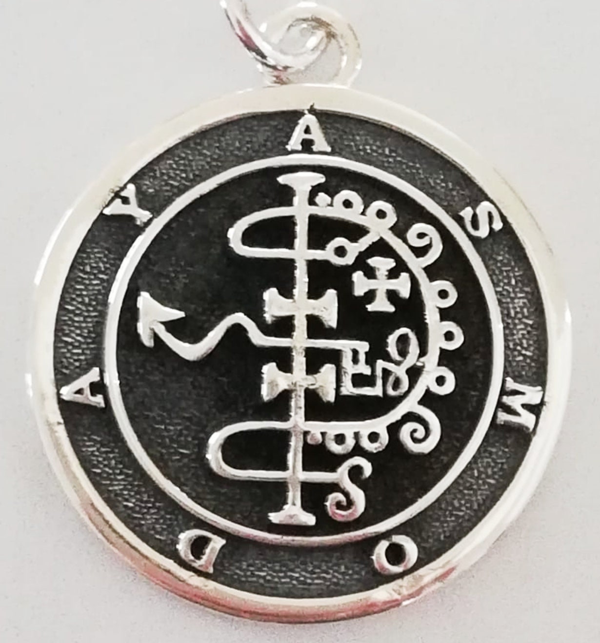 Sigil of Asmoday Sigil of Demons Asmodeus Handmade 3D Pendant Solid ...