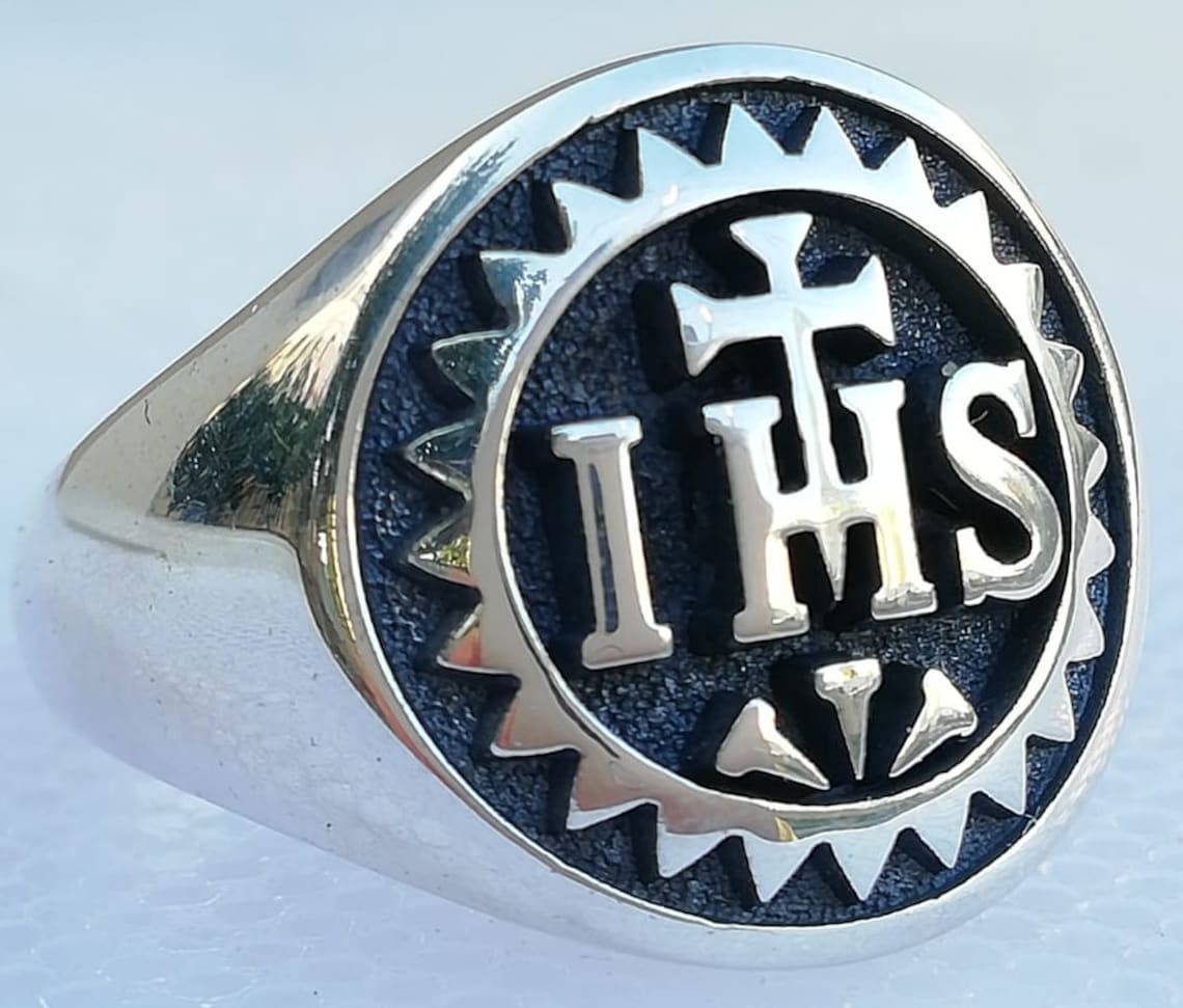 IHS Jesuit Society of Jesus The Holy Name of Jesus Handmade 3D | Etsy