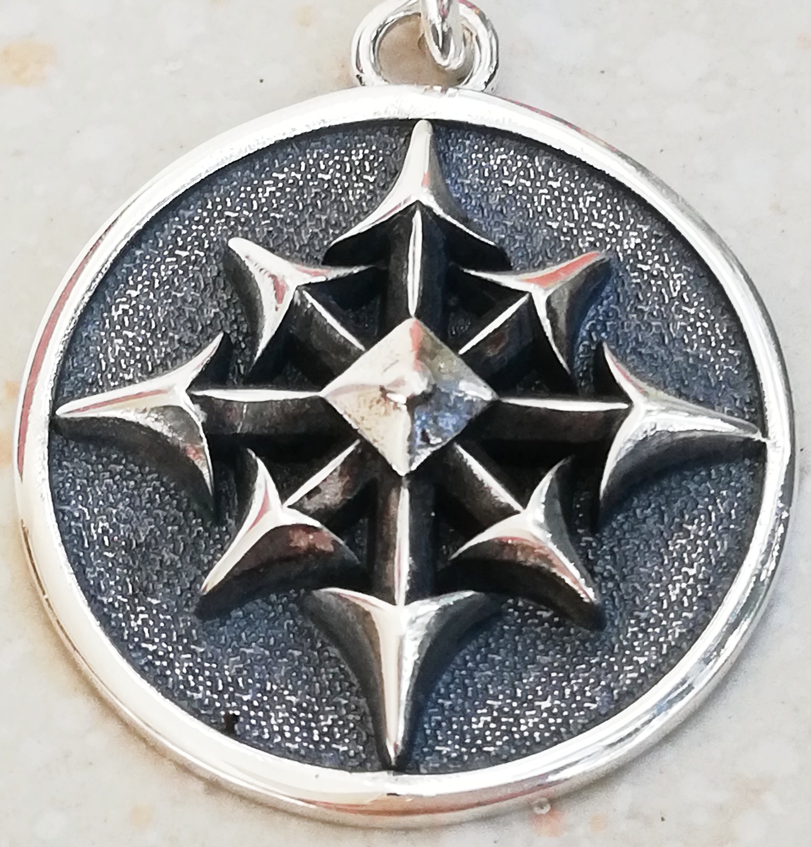 Symbol of Chaos Wheel of Chaos, 8 Pointed Star of Chaos Handmade 3D ...