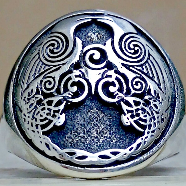 Viking Odin Ring - Etsy