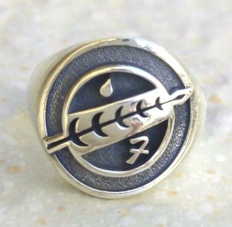 Boba Fett Chest Insignia Star Wars Handmade 3D Ring Solid | Etsy