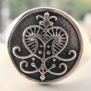 Erzulie Freda Voodoo Handmade 3D Ring Solid Sterling Silver 925 - Etsy