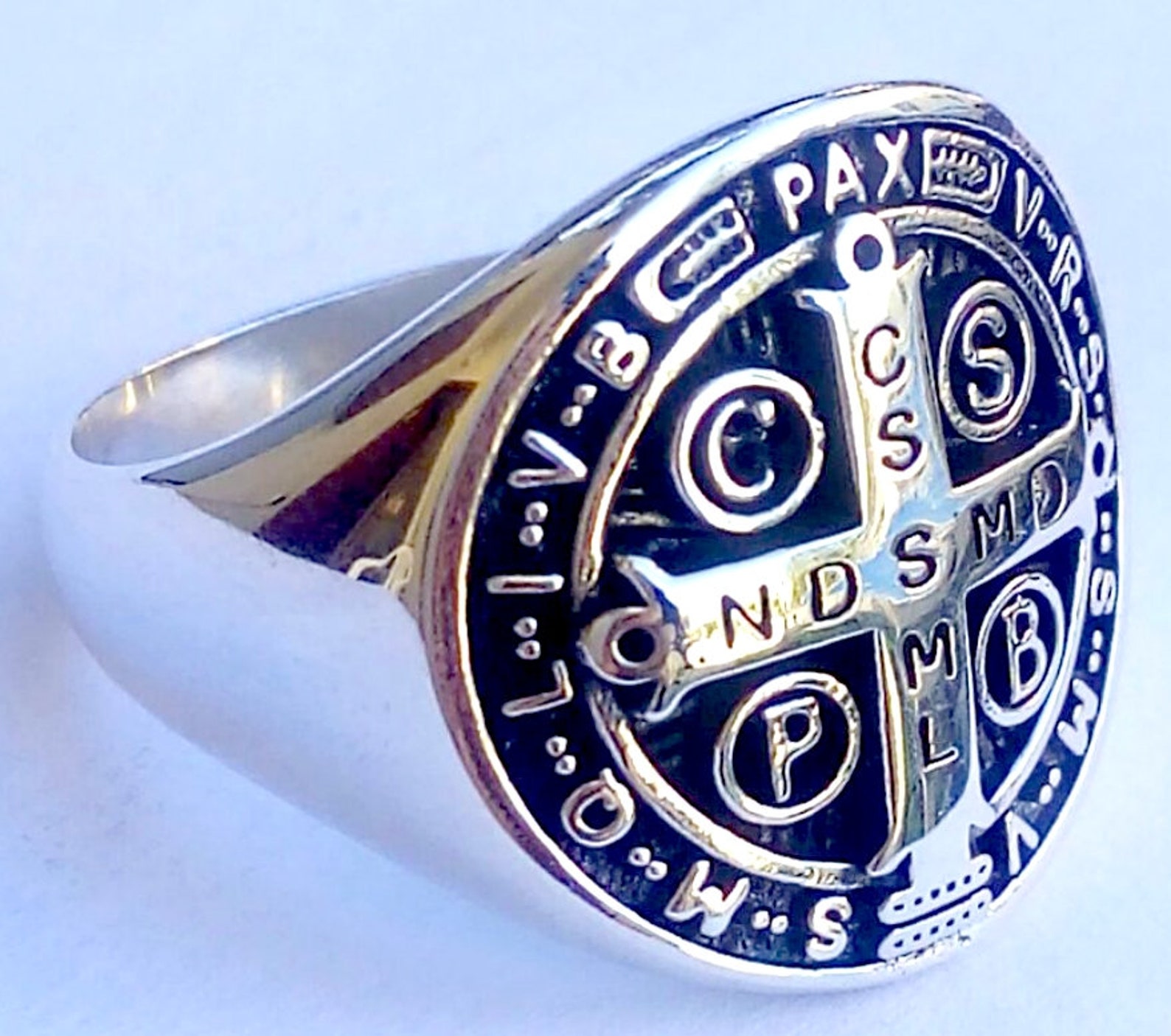 St Benedict Exorcism Cross Demon Protection Ghost Hunter | Etsy